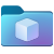 3d Objects Folder icon in Windows 11 Color Style