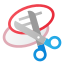 Windows Snipping Tool icon in Windows 11 Color Style