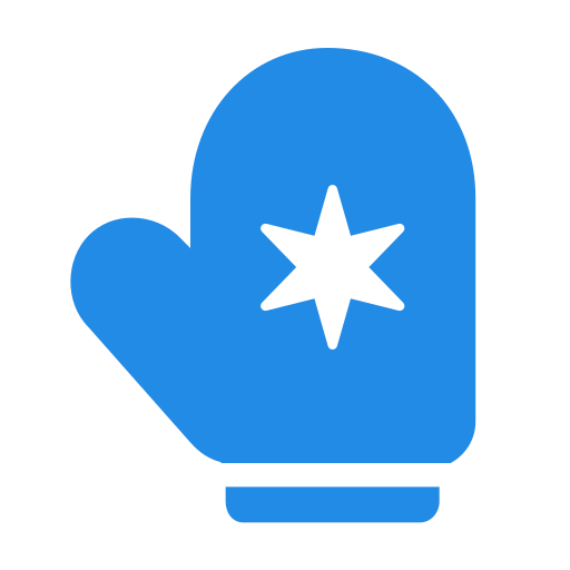 Clipart De Mitaines Bleues