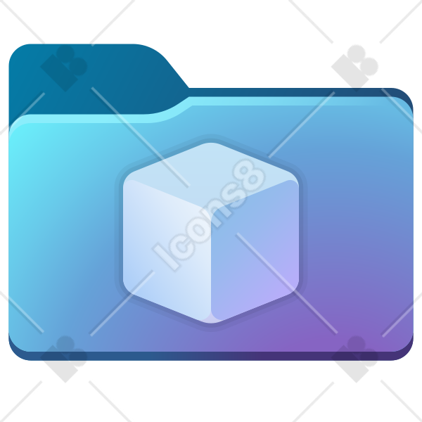 3d Folder Icon Png