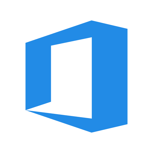 Blauw Office 365 Pictogram