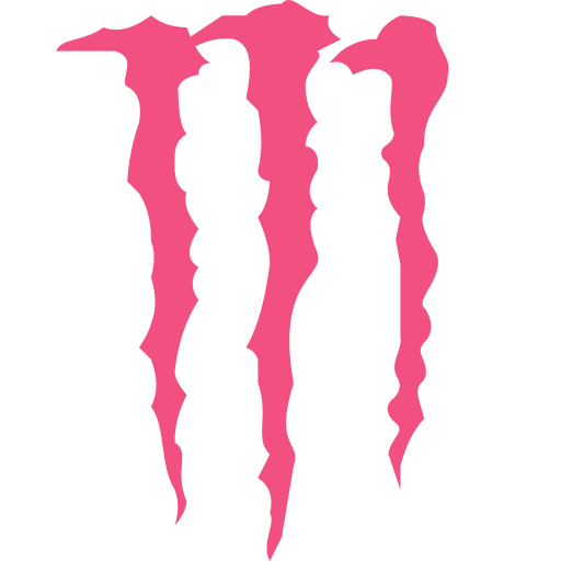 Logotipo De Monster Energy En Color Rosa