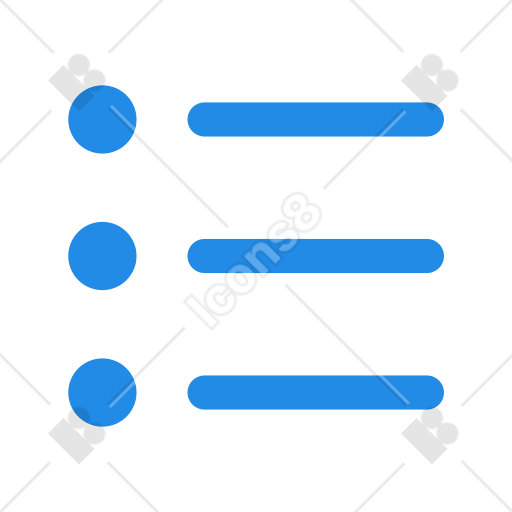 Blue Bullet Icon