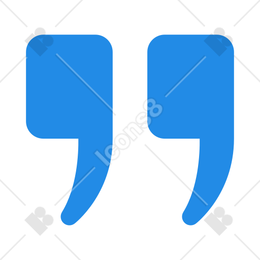 Transparent Quotation Marks Png Blue Quotation Mark Icon, Png