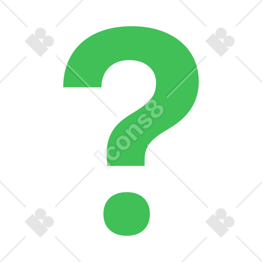 Green Question Mark Clip Art