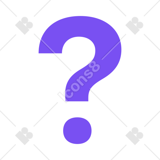 Purple Square Question Mark Icon Transparent Png Svg