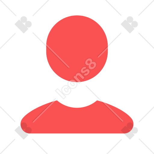Person Icon Red