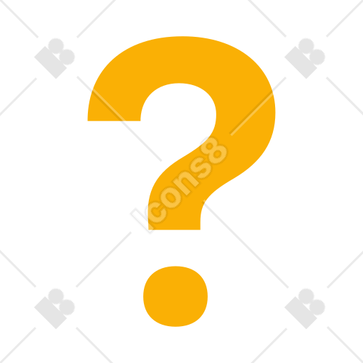 Yellow Question Mark Symbol