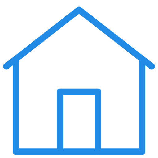 Blue Home Icons For Website