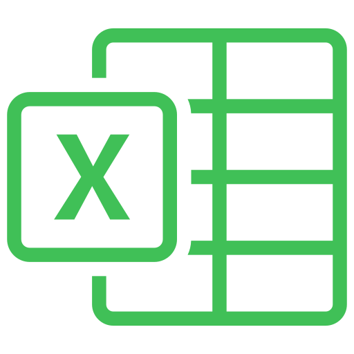 Icône Excel Excel Logo (png Icon) Green
