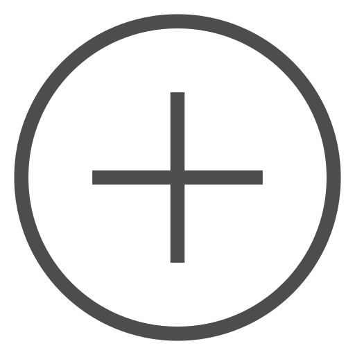 Plus Icon Grey