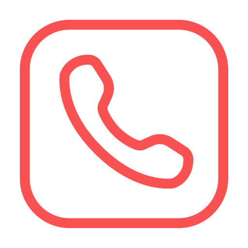 Red Phone Icon Black Background
