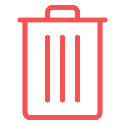 Red Trash Icon Png Persian Red Trash 2 Icon Free Persian Red Trash