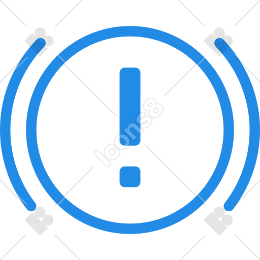 Blue Alert Icon Alert Generic Blue Icon | Freepik