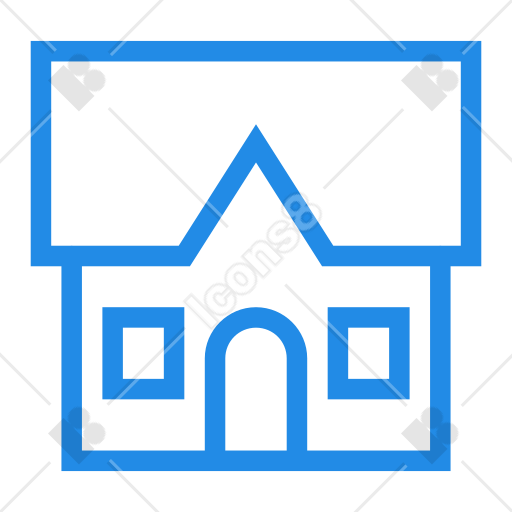 Icono De Casa Azul Png Casa Azul Png | Klipartz