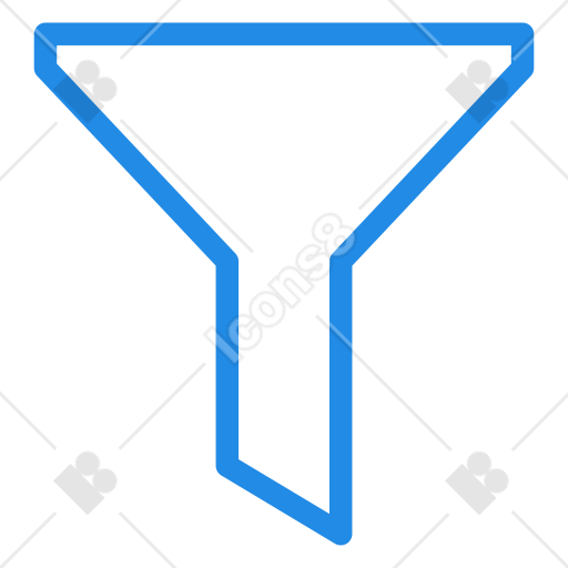 Blue Funnel Icon