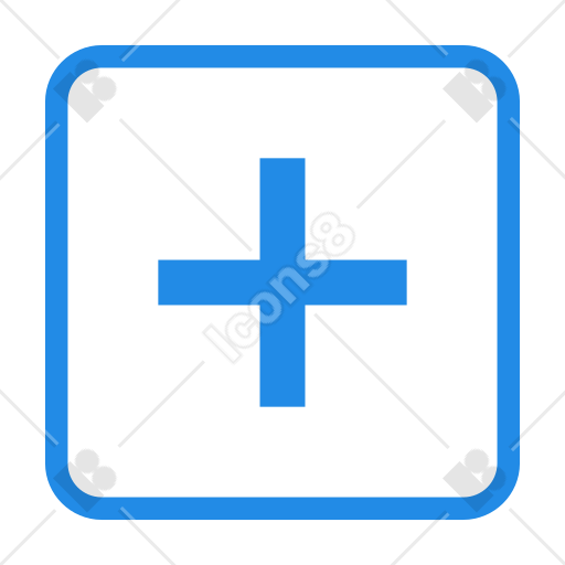 Hospital Icon Blue
