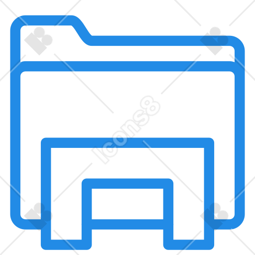 Blue File Explorer Icon