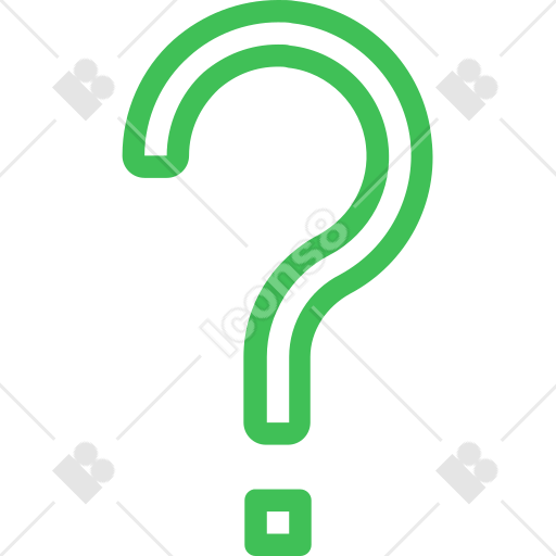 Green Question Mark Clip Art