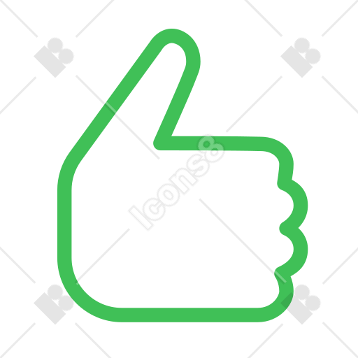 Green Thumbs Up Icon Png