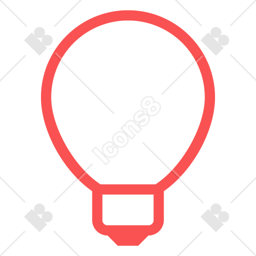 Red Bulb Icon