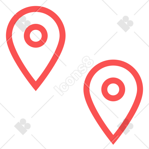 Location Map Pin Red Svgvectorpublic Domain Icon Transparent