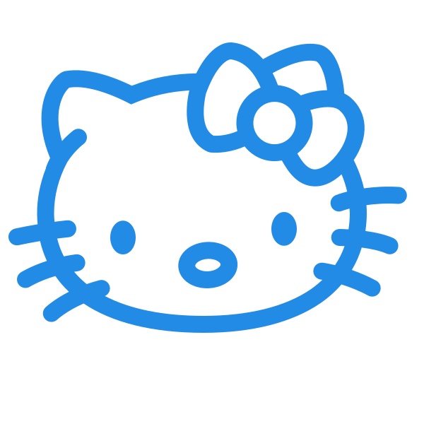 Hello Kitty Logo Blue Replying To @Ariemy💖💫 #hellokitty #pfps4u