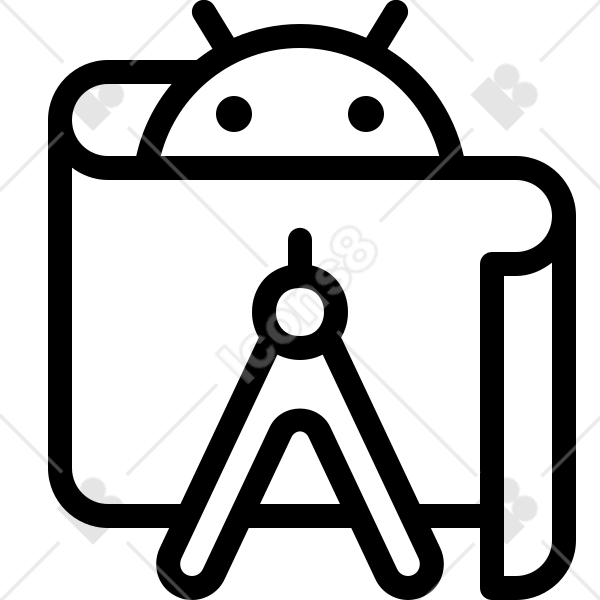 Android Logo Black Png