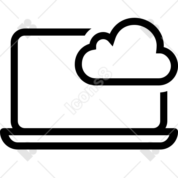 Cloud Computing Icon Vector Png