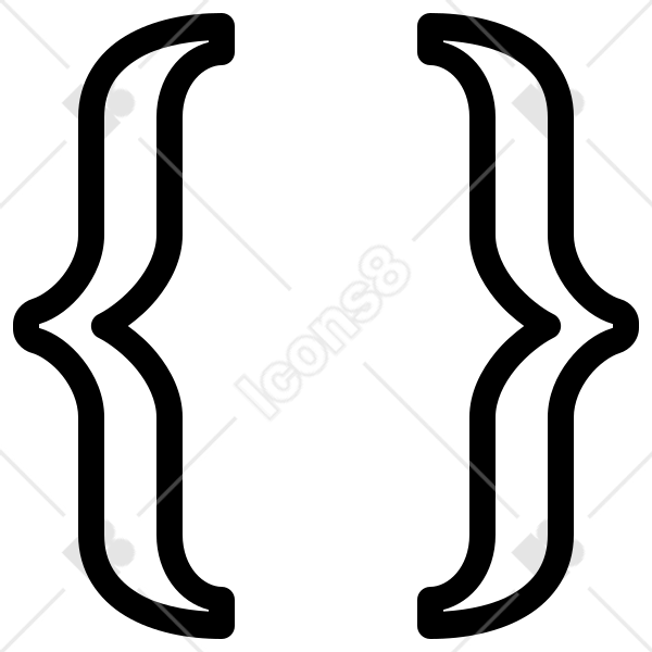 Curly Brackets Png