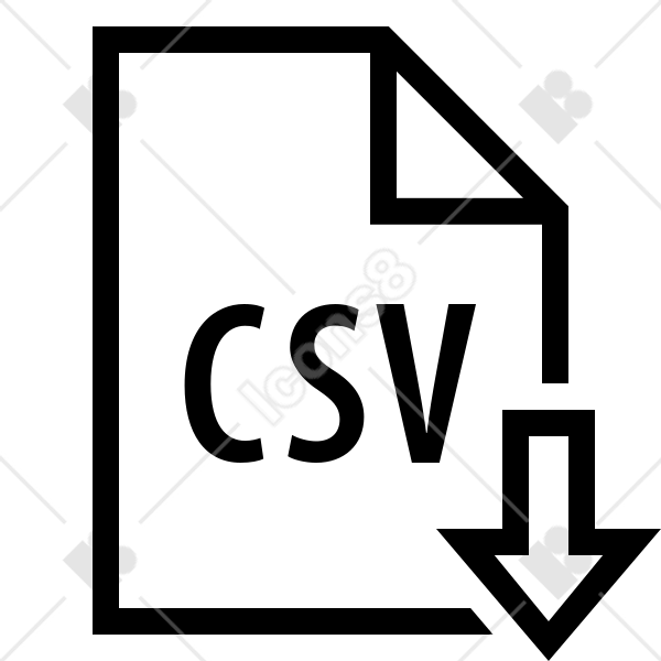 Export To Csv Icon
