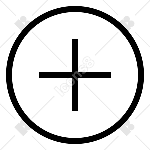 Black Plus Sign Png