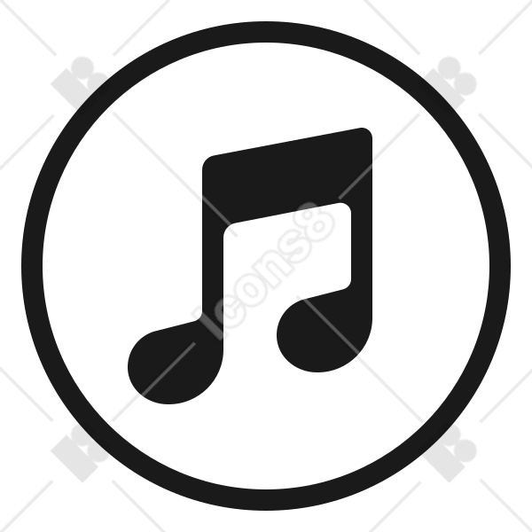 Itunes Icon Black