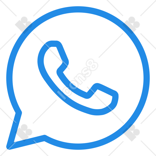 Whatsapp Logo Blue