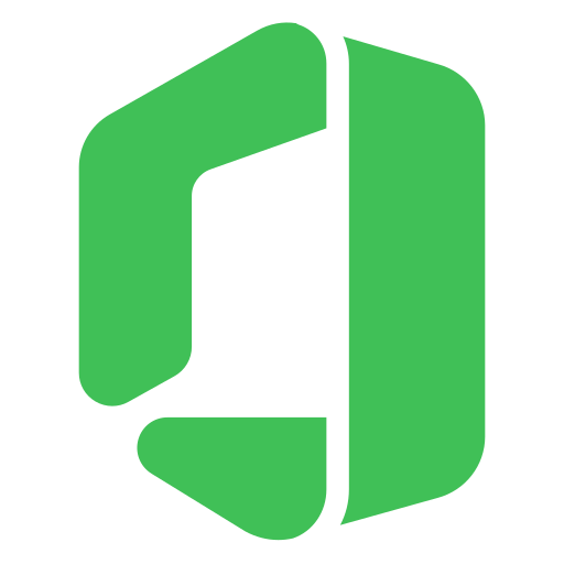 Green Office Logo Microsoft