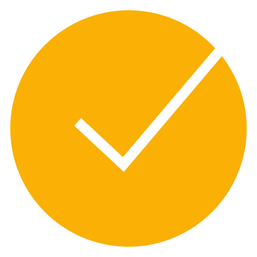 Yellow Tick Icon Png