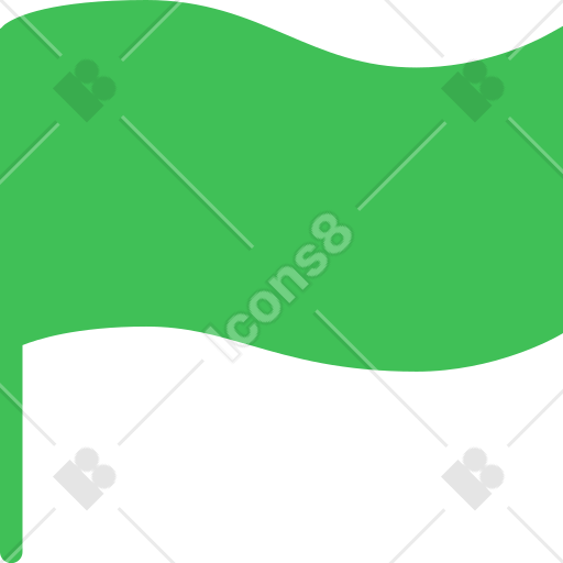 Green Flag Icon Free