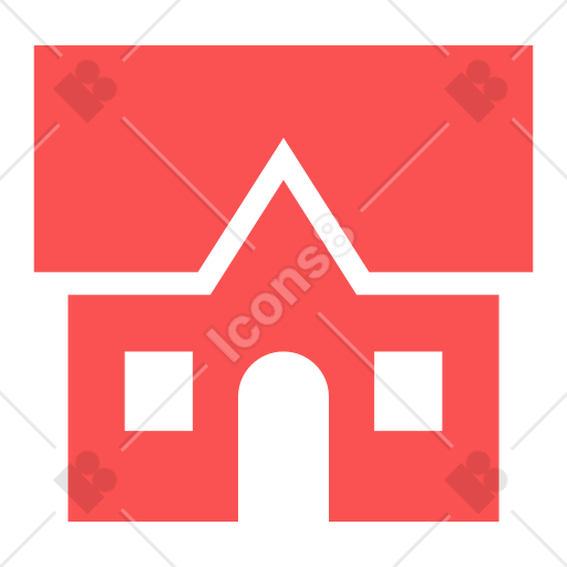 Rotes Home Symbol Png