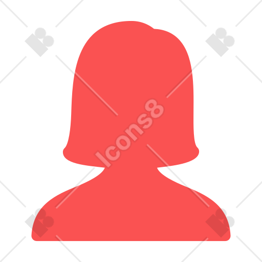 Red Person Icon Red Person Icon For Easy Visualization
