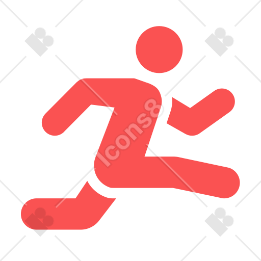 Red Running Man Logo Runner Clip Art At Clker.com Vector Clip Art