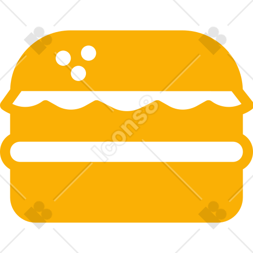 Burger Icon Png Burger Symbol (png Symbol) Yellow