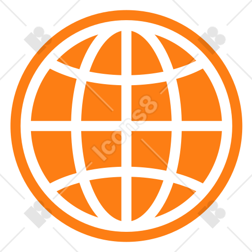 Web Icon Orange Png