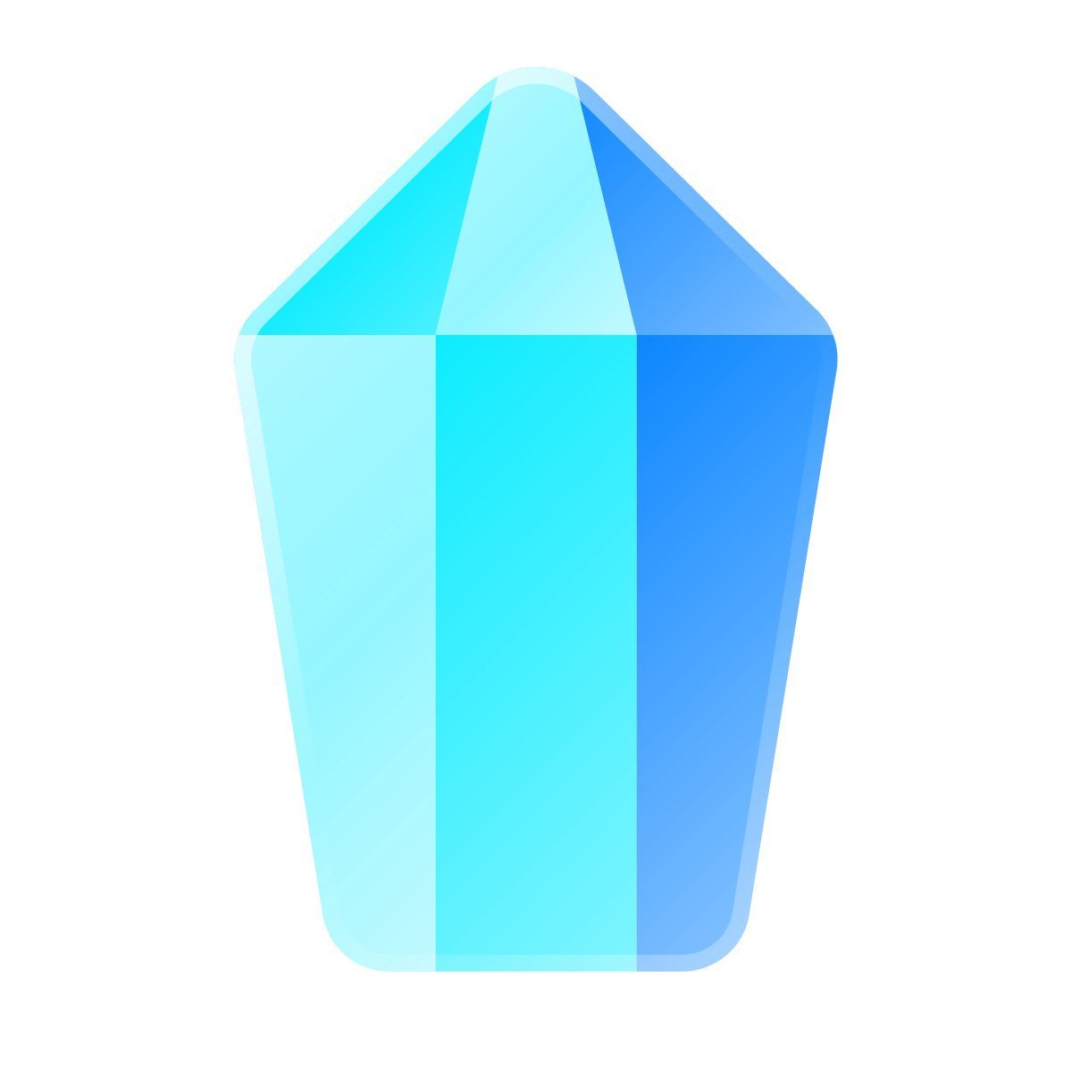 Elegant Crystal Icon PNG Collection for Creative Designs