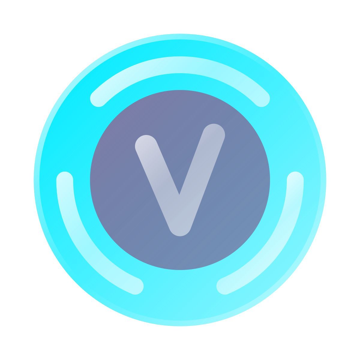 V Bucks Logo Icons for Game Rewards