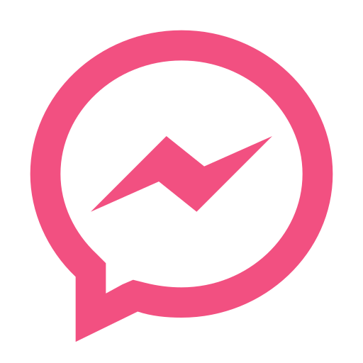Icone Rosa Do Facebook Messenger Facebook App Icon