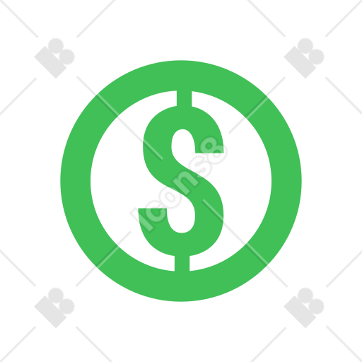 Green Dollar Sign Transparent Background