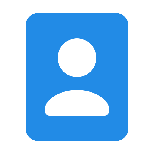 Blue Contact Icon Png