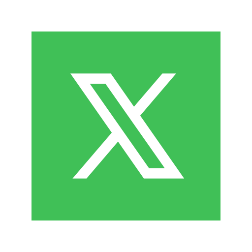 X Verde Logo X, Logo, Twitter, New, Brand, X.com, Social Icon Free