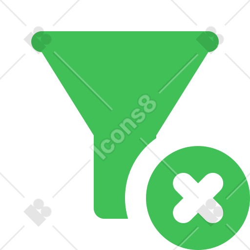 Remove Filter Icon Delete, Filter, No Icon Download On Iconfinder