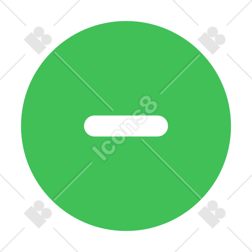 Green Minus Sign